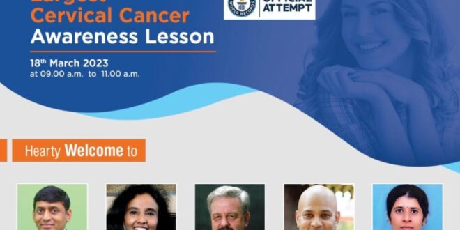 World’s largest cervical cancer awareness programme on March 18