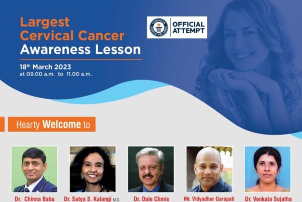 World’s largest cervical cancer awareness programme on March 18
